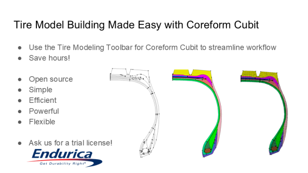 Tire Model Building Made Easy with Coreform Cubit - Endurica